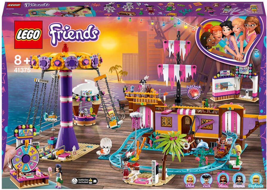 LEGO Friends Heartlake City Pier Met Kermisattracties 41375 - Bambooz.nl